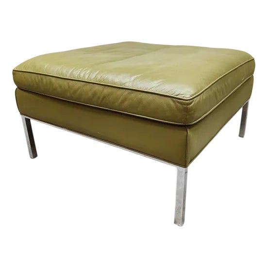 Dutch Leather 905 Ottoman from Artifort, 1970s | Chairish