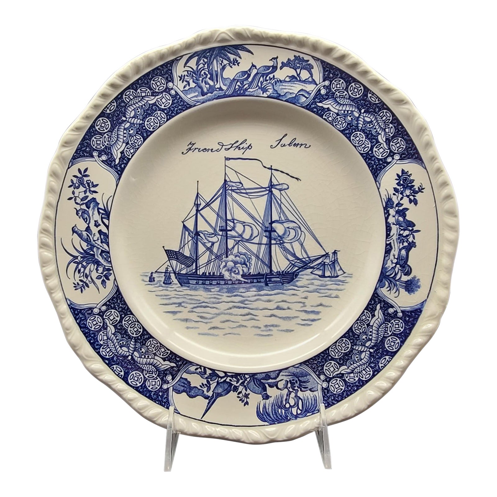 Antique 1840's Wedgwood Etruria & Barlastone Nautical Theme Plate ...