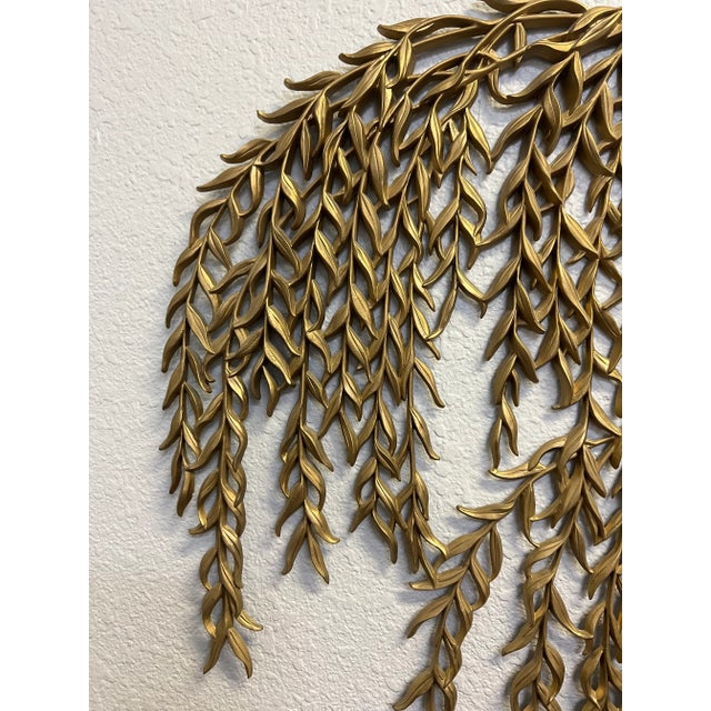 Large Mid-Century Burwood Weeping Willow Wall Art. | Chairish