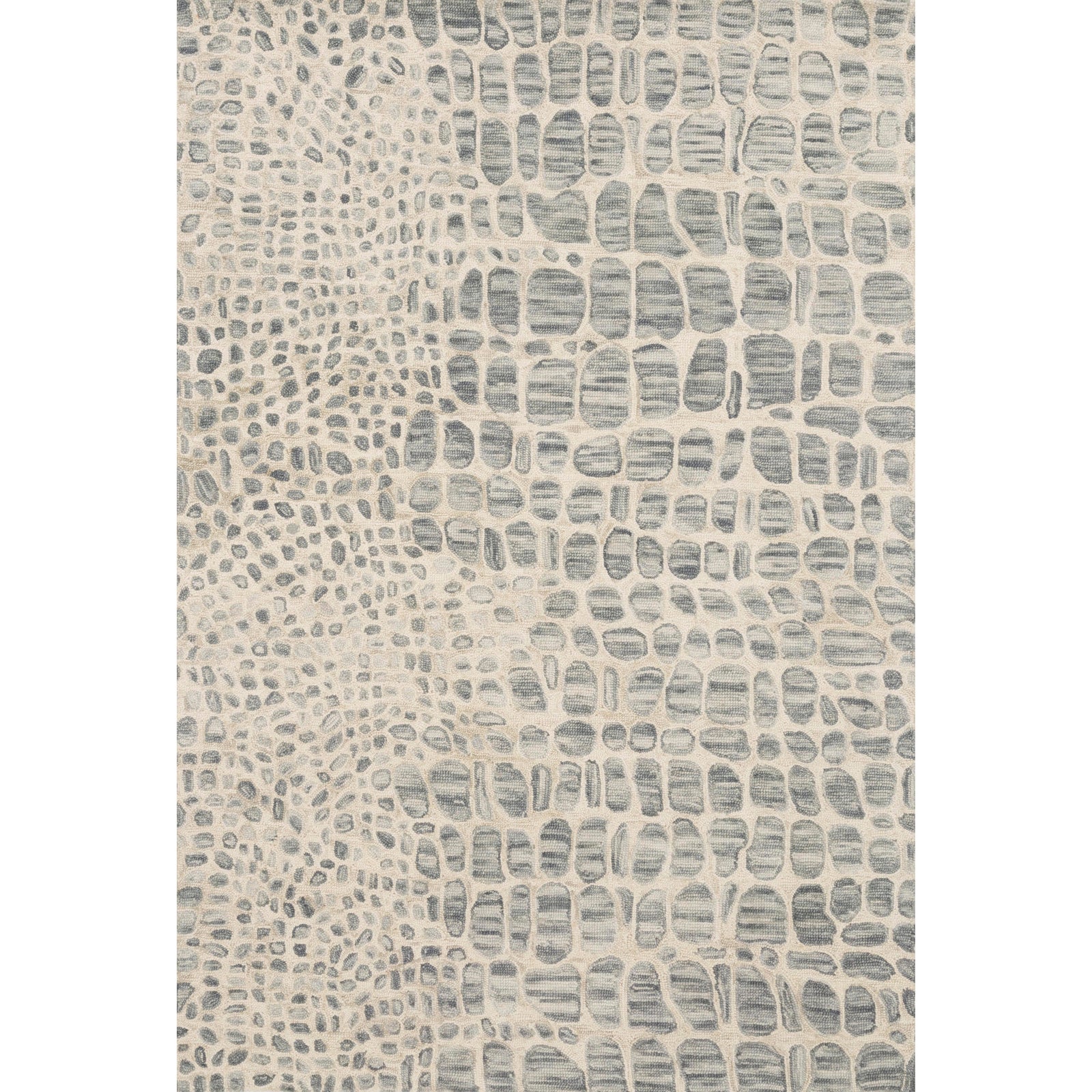 Loloi Rugs Masai Rug, Silver Gray / Ivory - 9'3"x13' | Chairish