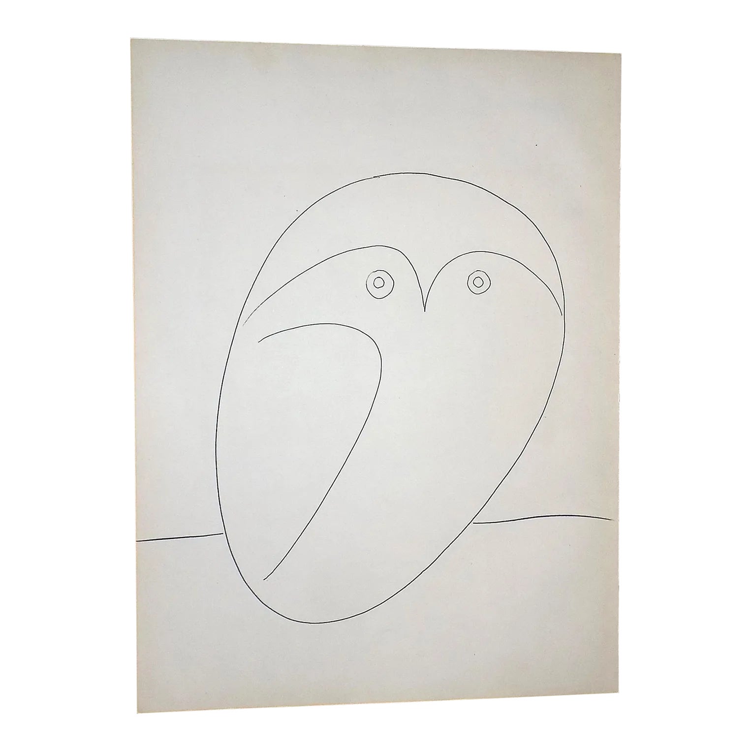 Vintage Mid 20th C. Limited Edition Picasso Lithograph - From Verve Art ...