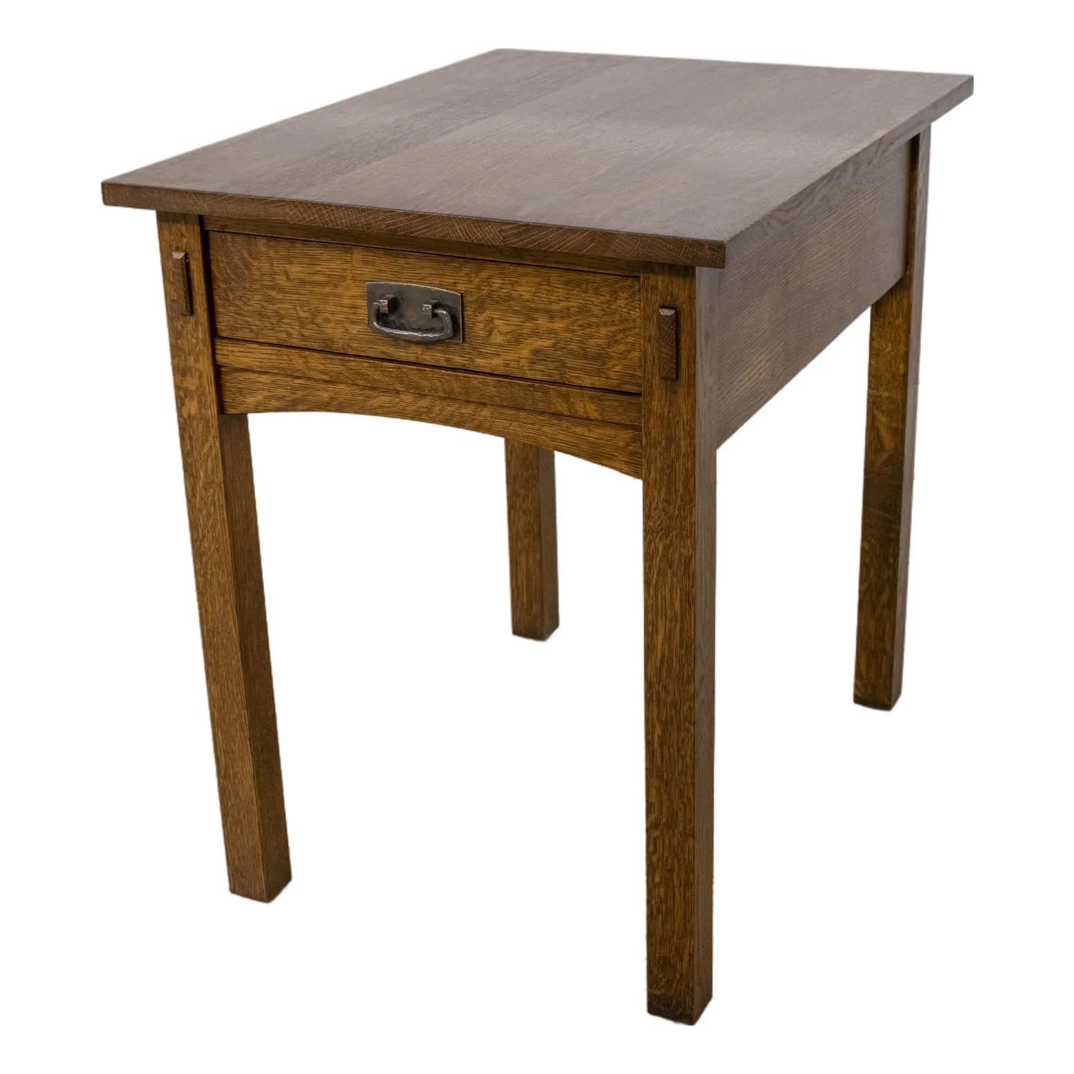 Stickley Mission Oak 1 Drawer Lamp Table | Chairish