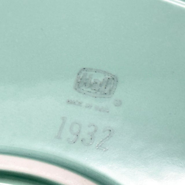 Vintage Hall China Company #1932 Minimalist Handled Oval Mint Green ...