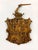 Grinling Gibbons Style Carved Wooden Panel Family Crest | Chairish