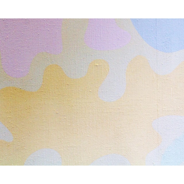 1969 Signed Oil on Canvas Abstract Painting by Charles Moore | Chairish