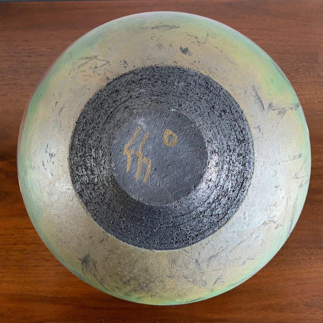 Vintage Raku-Style Signed Pottery | Chairish