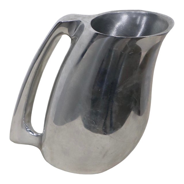 Nambe Bias Pitcher by Neil Cohen C 2000- 2010 Model 730 | Chairish