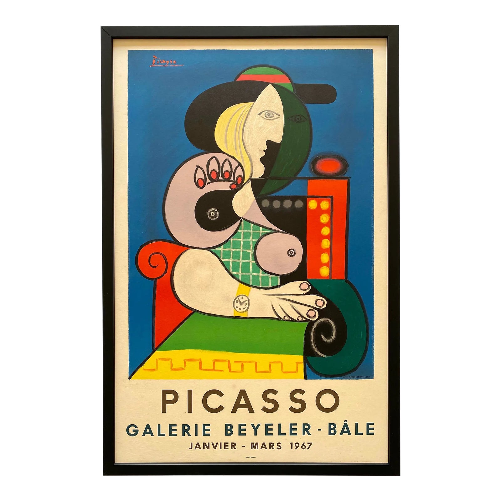 Pablo Picasso Vintage 1967 Mid Century Modern Mourlot Fine Art ...