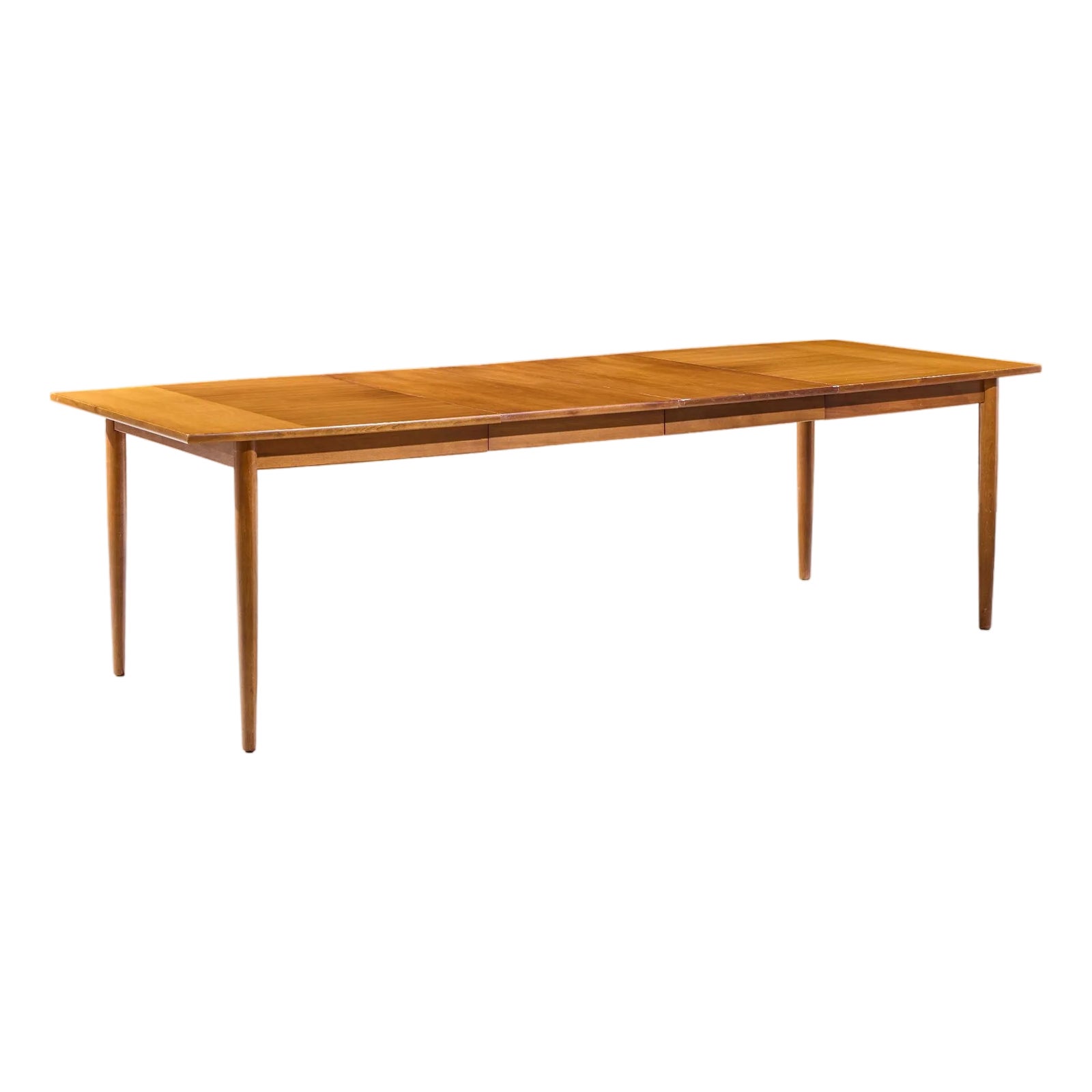 Barney Flagg for Drexel Parallel Mid Century Walnut Expanding Dining ...