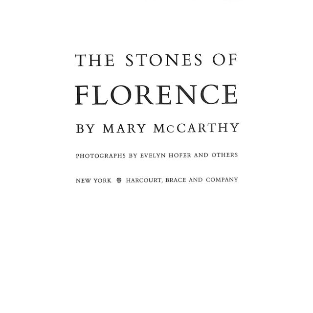 "The Stones of Florence" 1959 McCarthy, Mary | Chairish