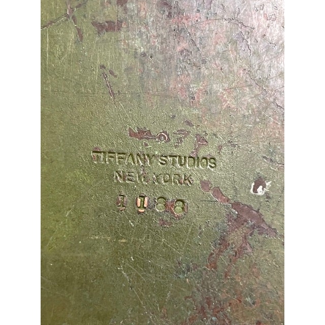 Tiffany Studios Bronze American Indian Motif Desk Set Complete 10 Pieces 1902-1919 | Chairish