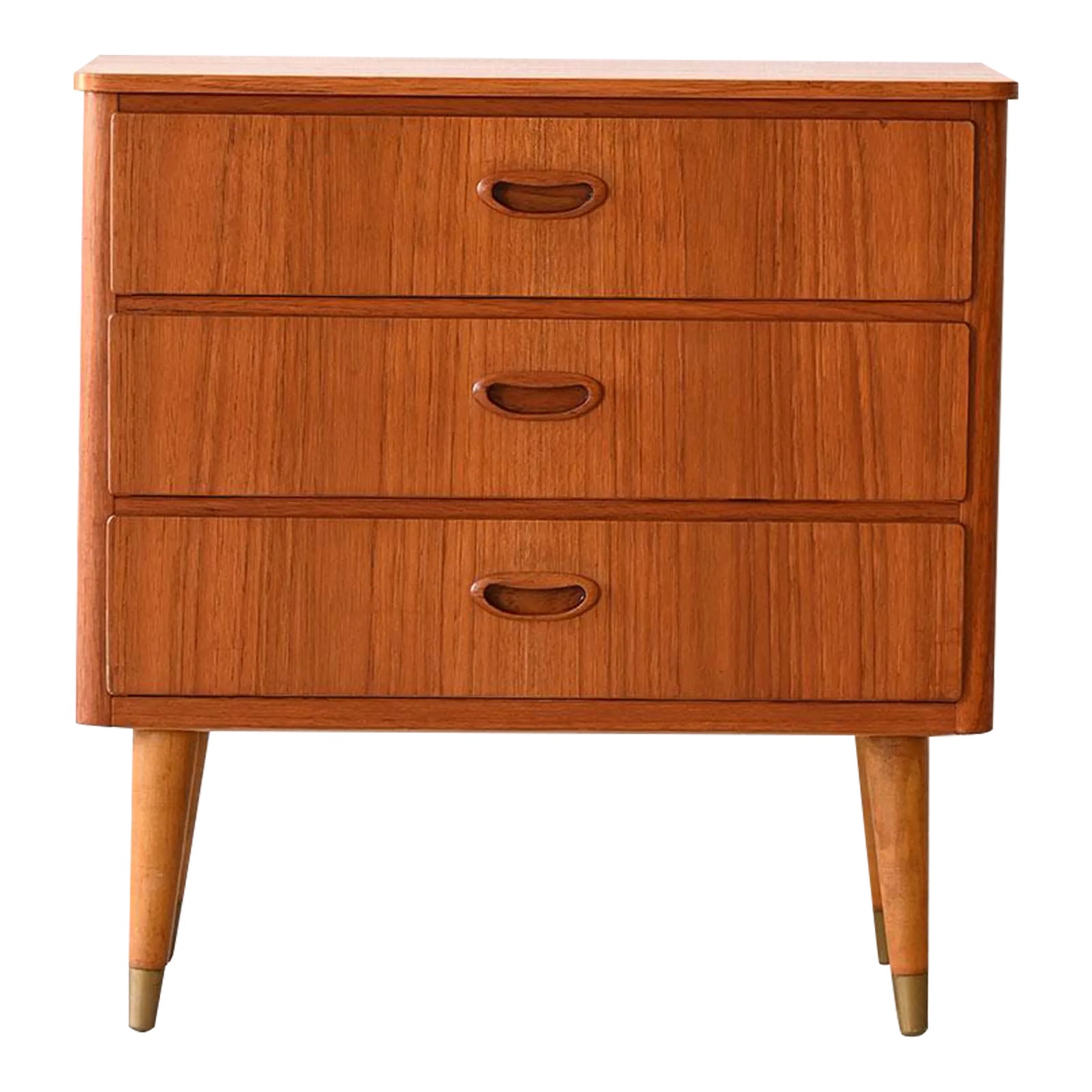 1960s Nordic-Made Small Retro Chest of Drawers | Chairish