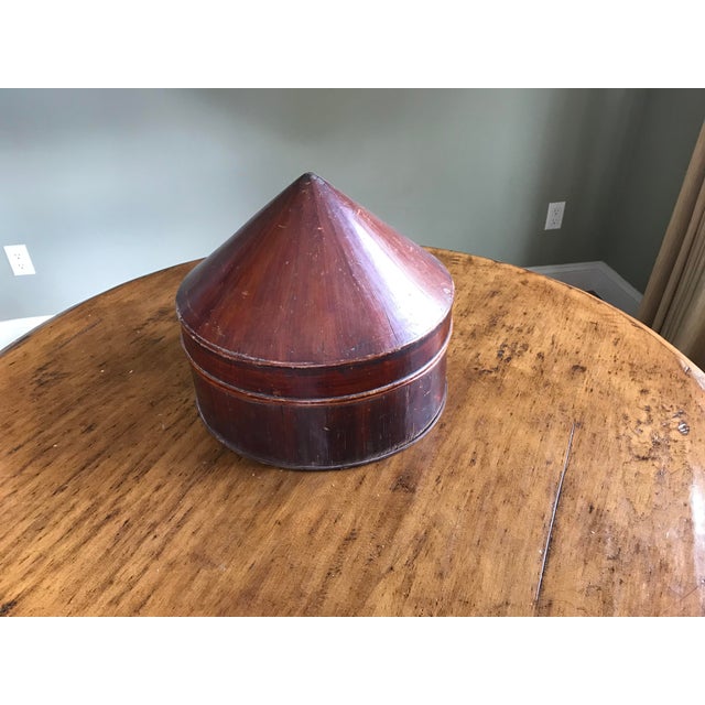 Chinese Hat Box | Chairish