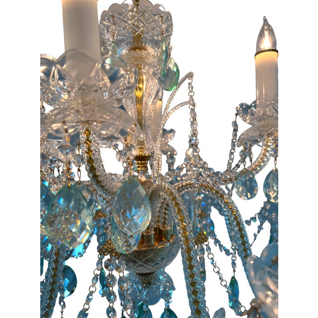 12 Arm Swarovski Crystal Chandelier | Chairish