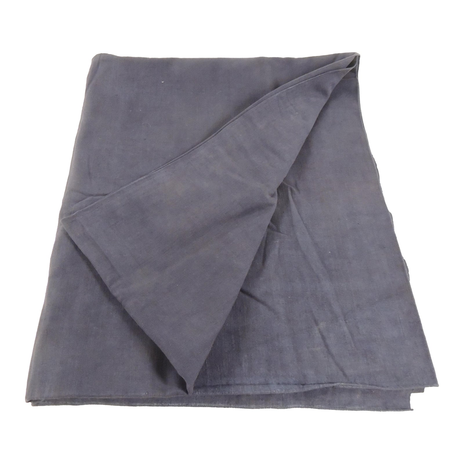French Antique Heavy Linen Bed Sheet | Chairish
