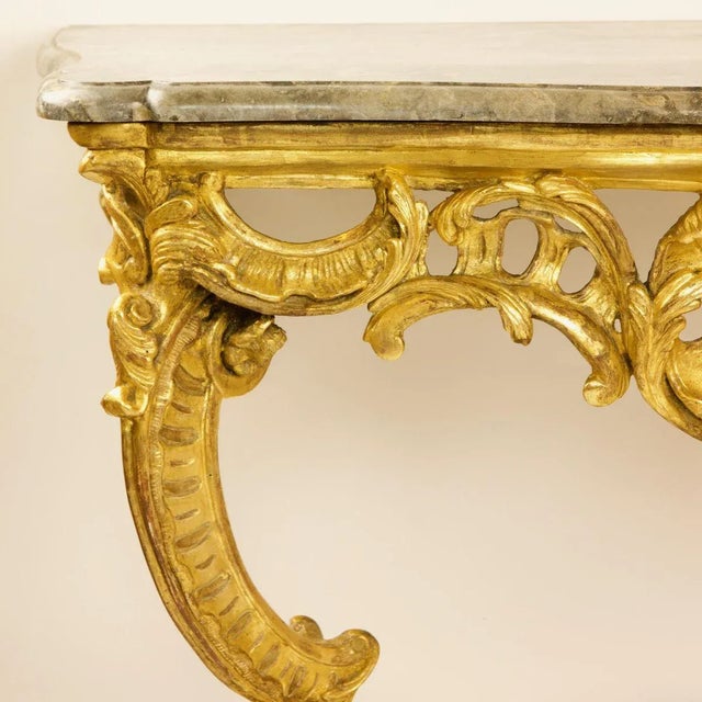 Large Louis XV Console Table | Chairish
