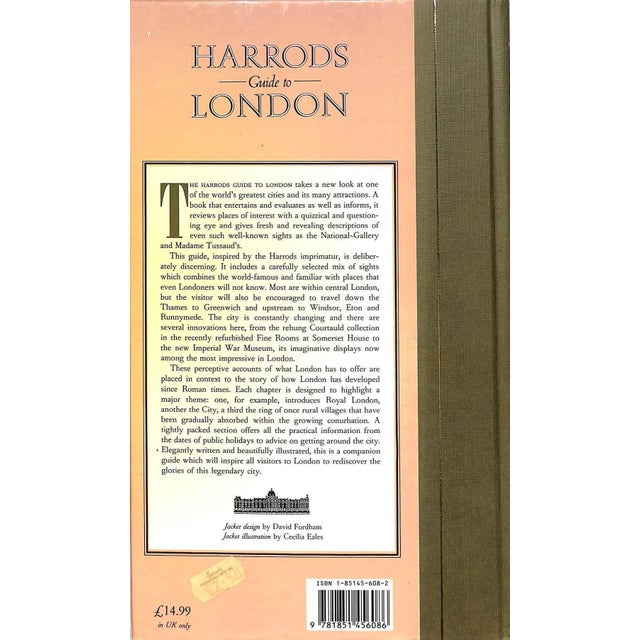 "Harrods Guide to London" 1992 Greeves, Lydia | Chairish