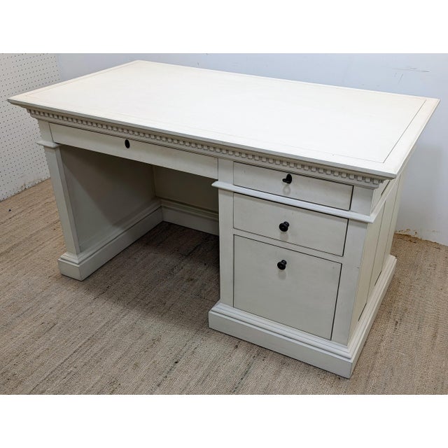 Restoration Hardware St. James White Desk | Chairish