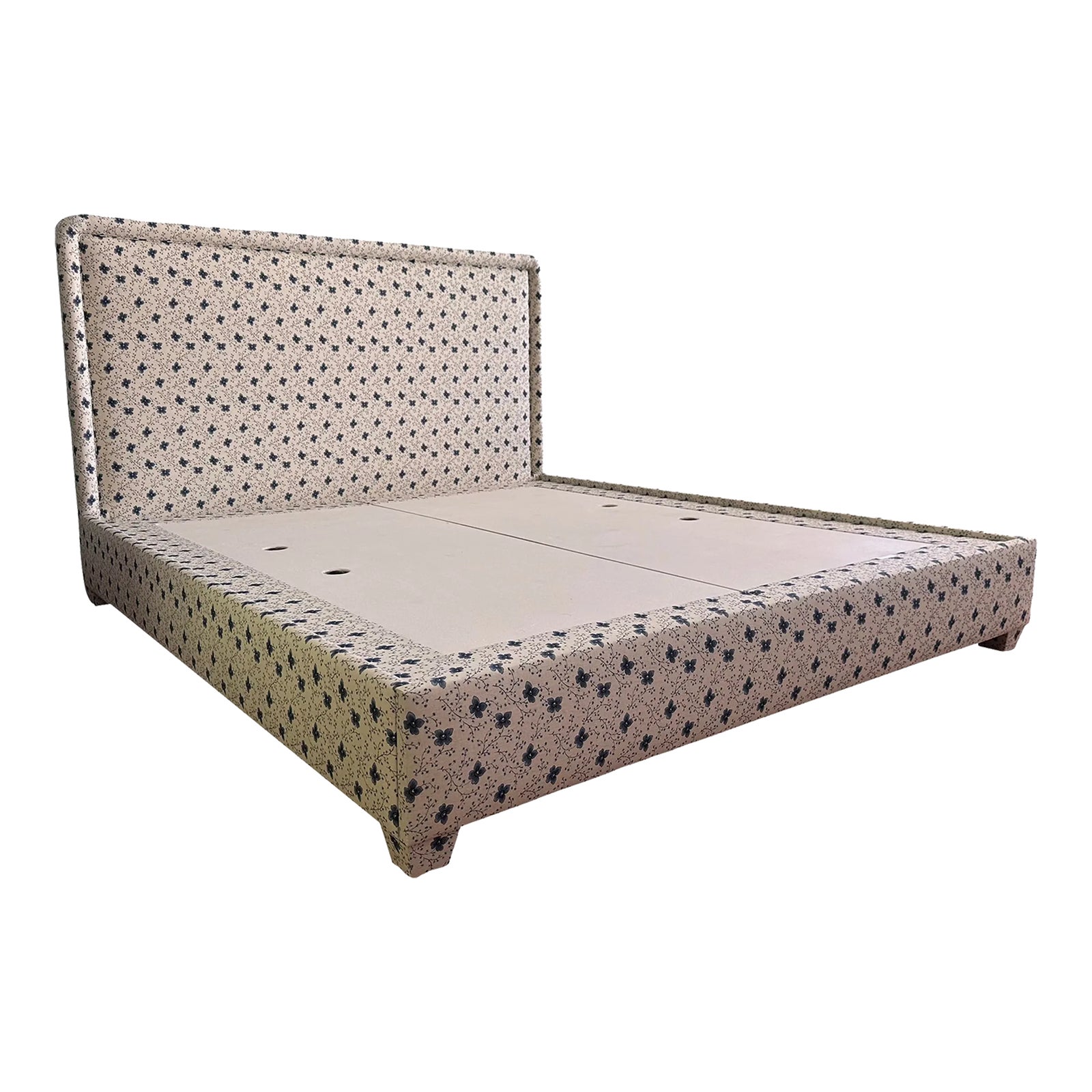 Somerset Bed by Leah O'Connell Design in Harper, King | Chairish