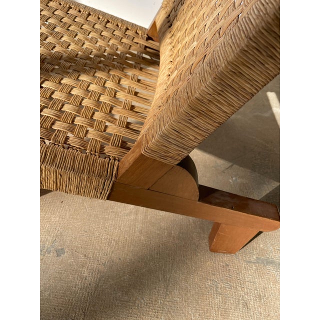 Mexican Modern Lounge Chair and Ottoman | Chairish