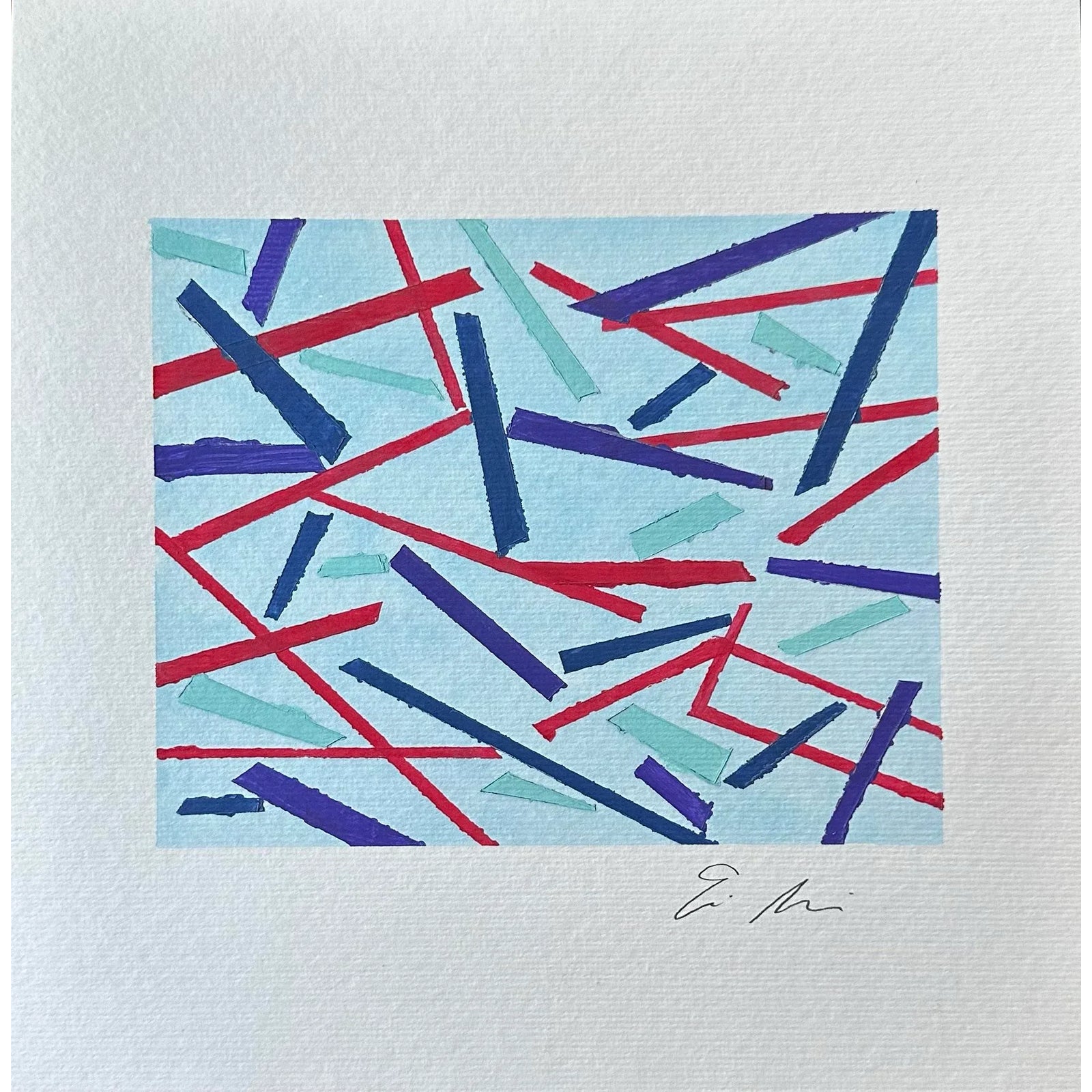 Erin Simon Original Abstract “ Confetti” Painting | Chairish