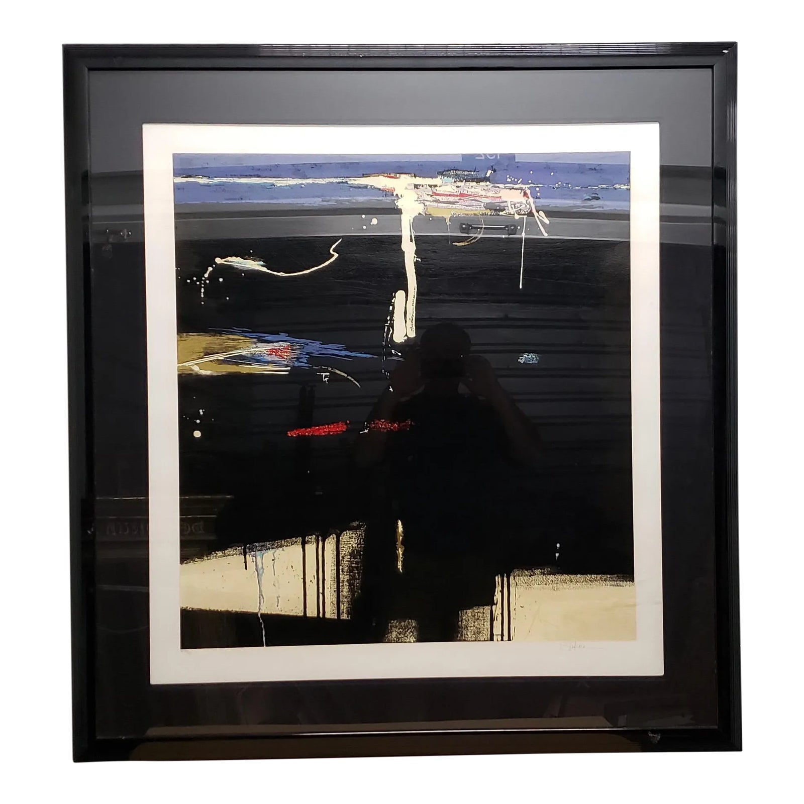 Seikichi Takara "Nightscape" Limited Edition Serigraph C.1989 | Chairish