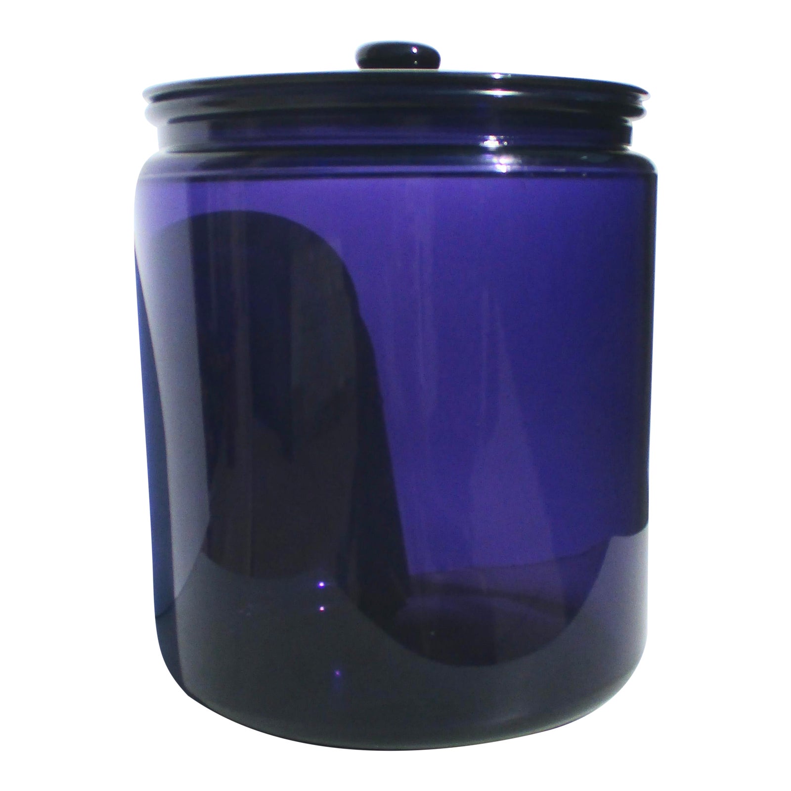 Big Purple Glass Utility Kitchen Jar 12.5"tall. | Chairish