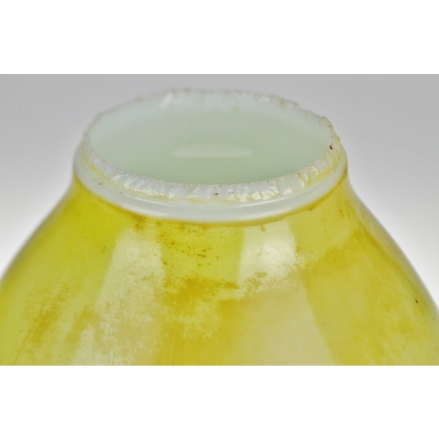 Vintage Glass Floral Design Lamp Body | Chairish