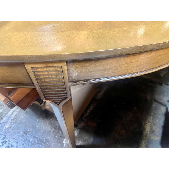 Romweber Invicta Burlwood 84" Oval Dining Table - Mid Century Modern ...