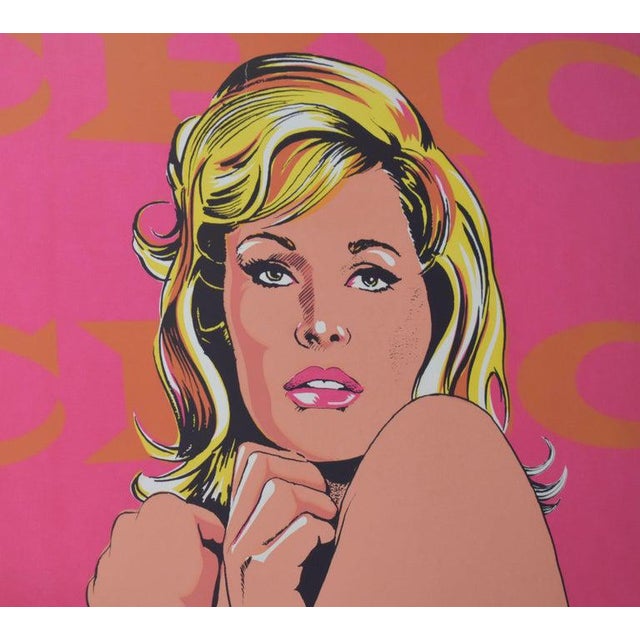 1965 Mel Ramos Color Lithograph Title "Chic" Signed and Numbered 100/ ...