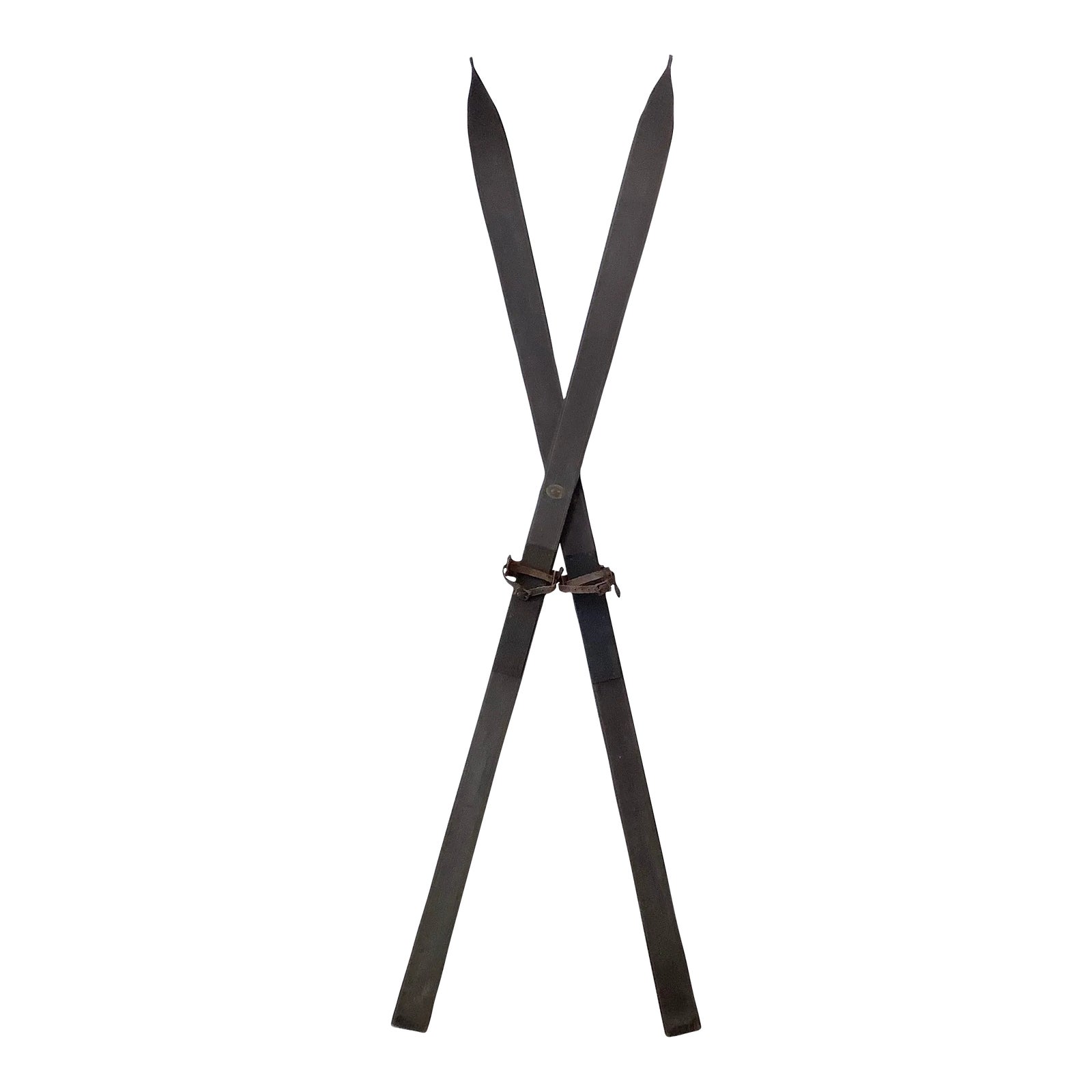 Circa 1940s Northland Pointed Tip Wood Skis, Pair | Chairish