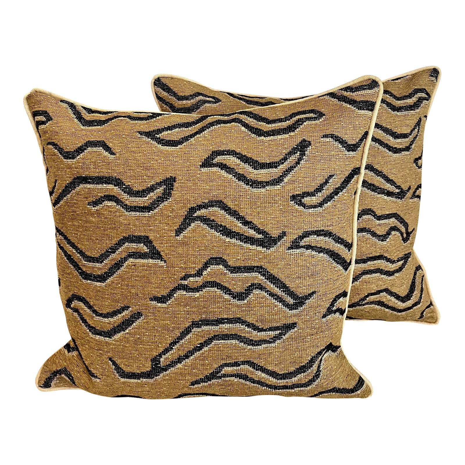Pair of Schumacher Kata Pillow Covers | Chairish