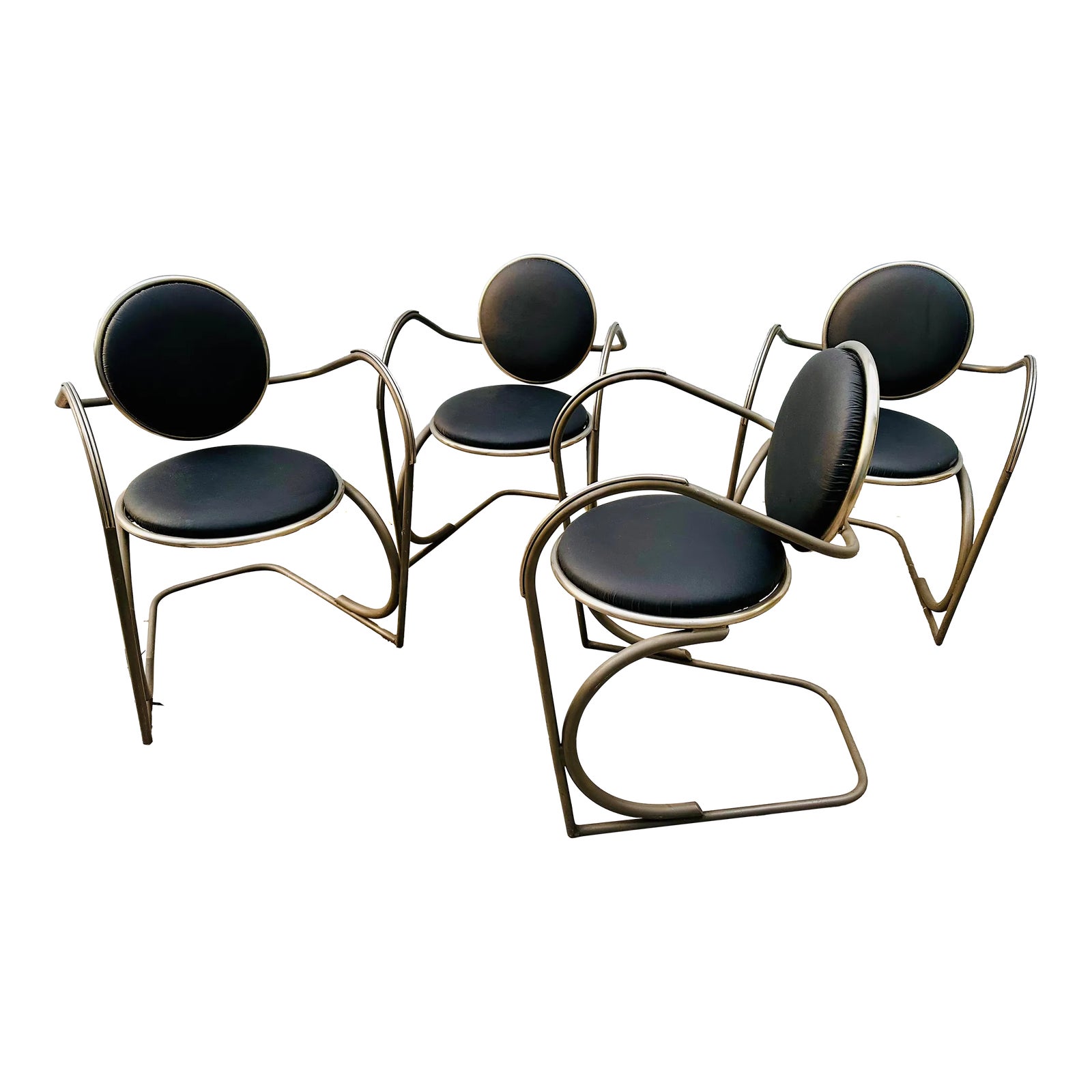 Memphis Style Spider Chairs -Set of 4 | Chairish