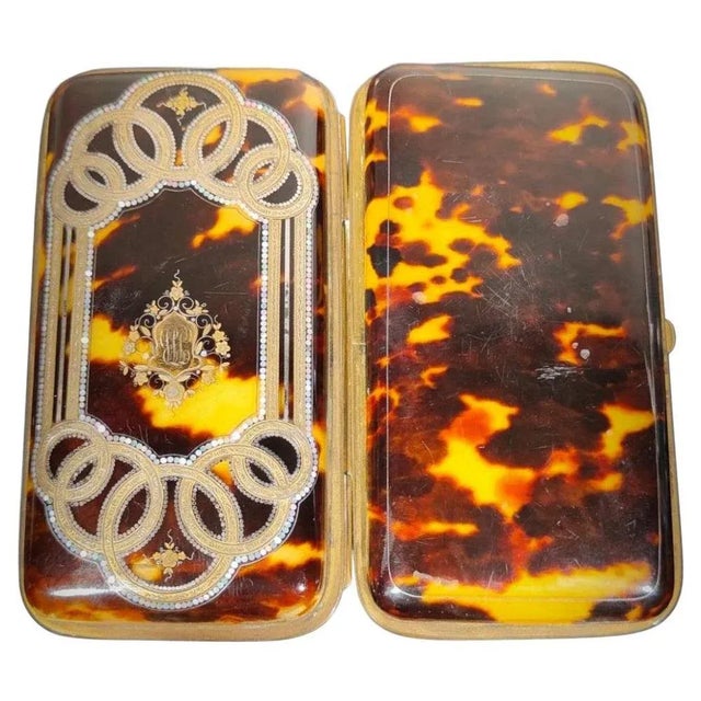 Brass Cigarette Case, 1880s | Chairish