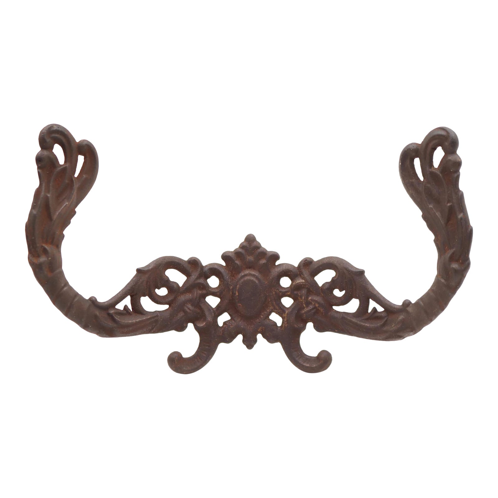 Victorian Bronze Plated Cast Iron Antique Hall Tree Hook | Chairish