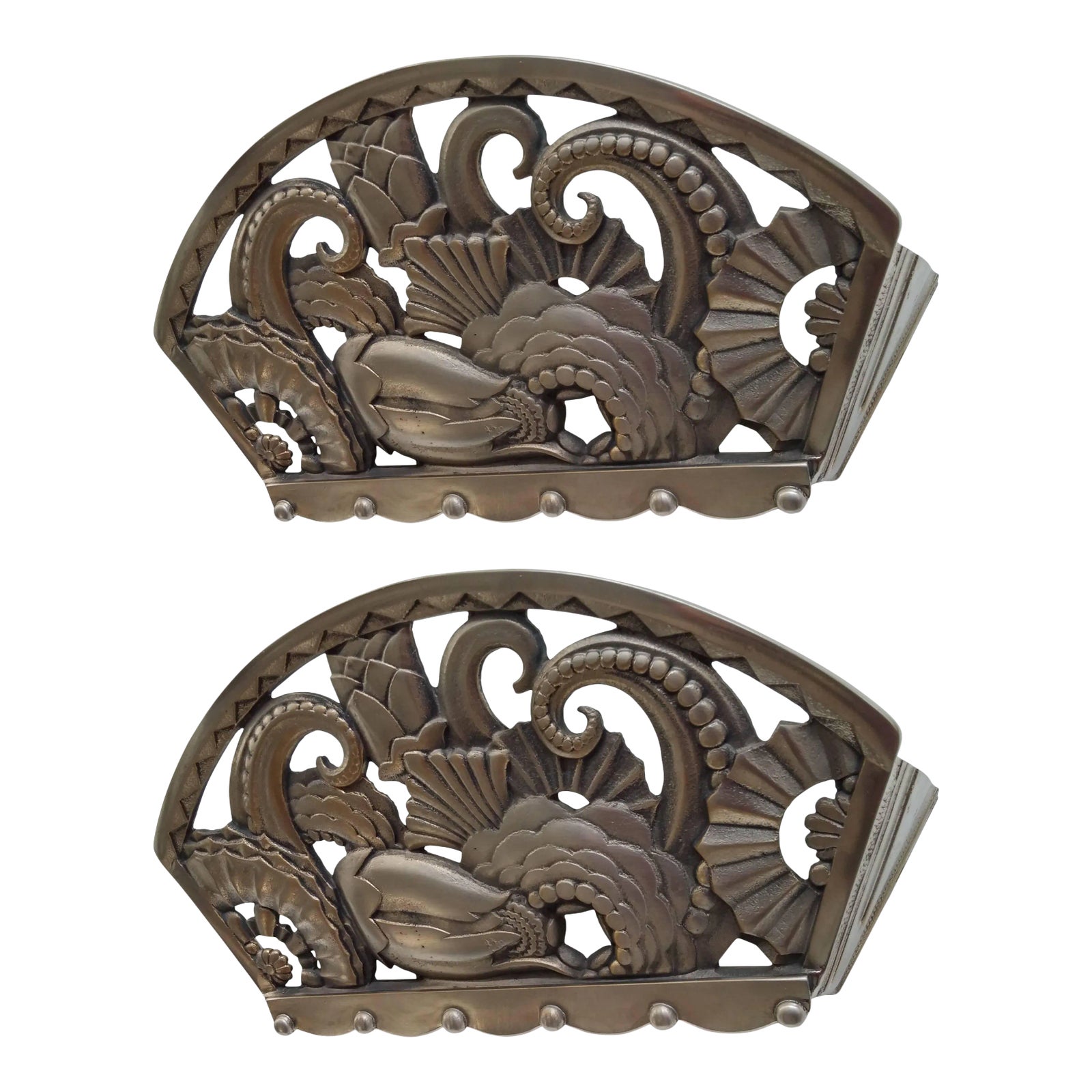 French Art Deco Octopus Sconces - a Pair | Chairish