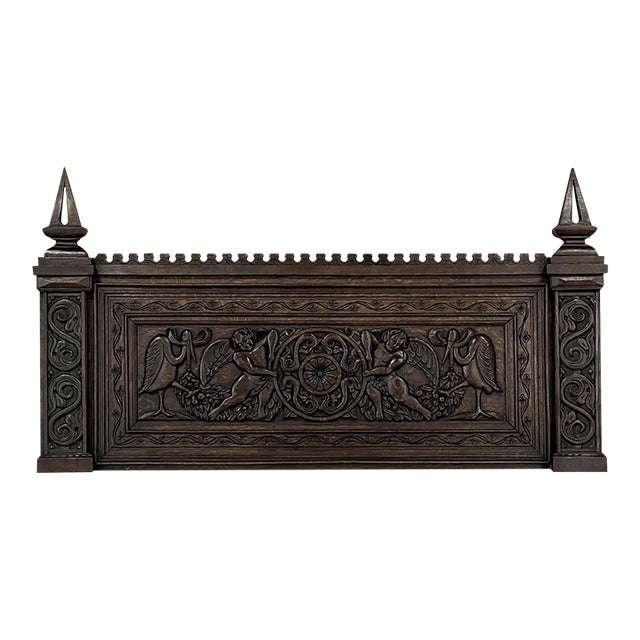19th Century French Hand-Carved Wall Panel | Chairish