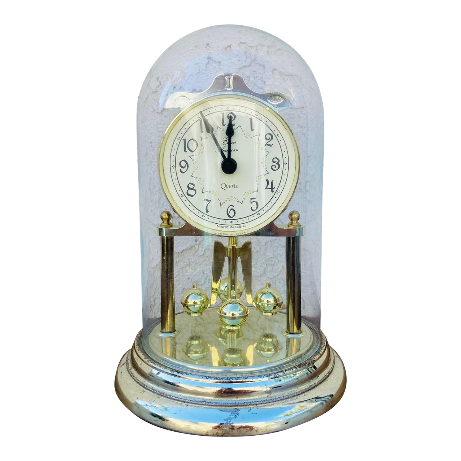 Late 20th Century "Elgin American" Anniversary Clock | Chairish