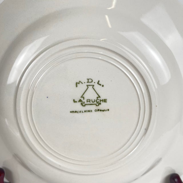 Dinner Service for Six People from Moulins Des Loups, 1950s, Set of 18 ...