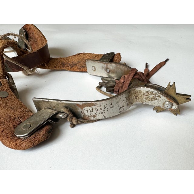 1950s Antique Western Cowboy Spurs, a Pair | Chairish
