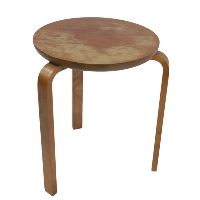 Swedish Made Taboret Table in the Style of Aalto | Chairish