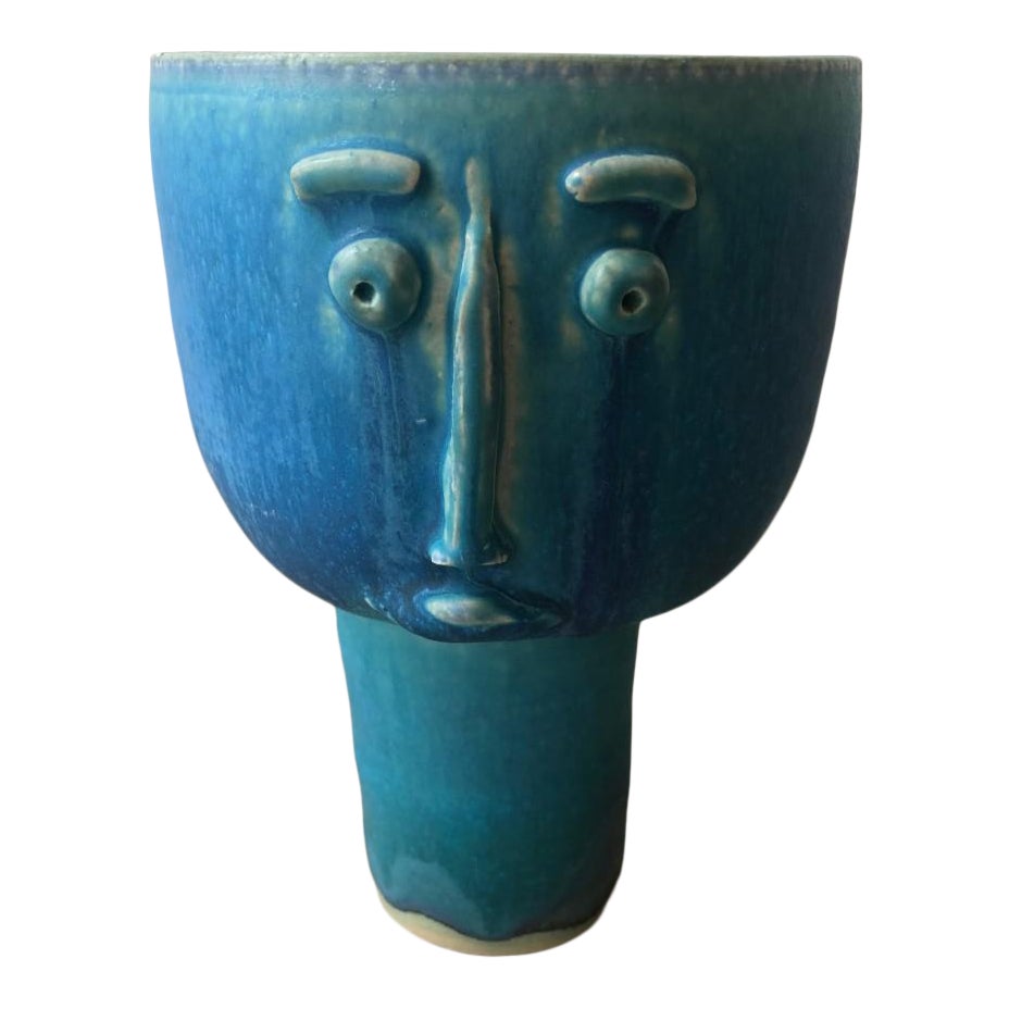 1990s Didier Toulemonde Zoomorphic Ceramic Vessel - 'Rolo' | Chairish