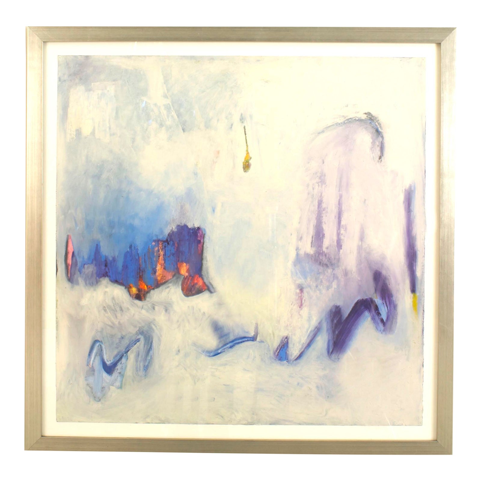 American Post-War Abstract Oil Painting | Chairish