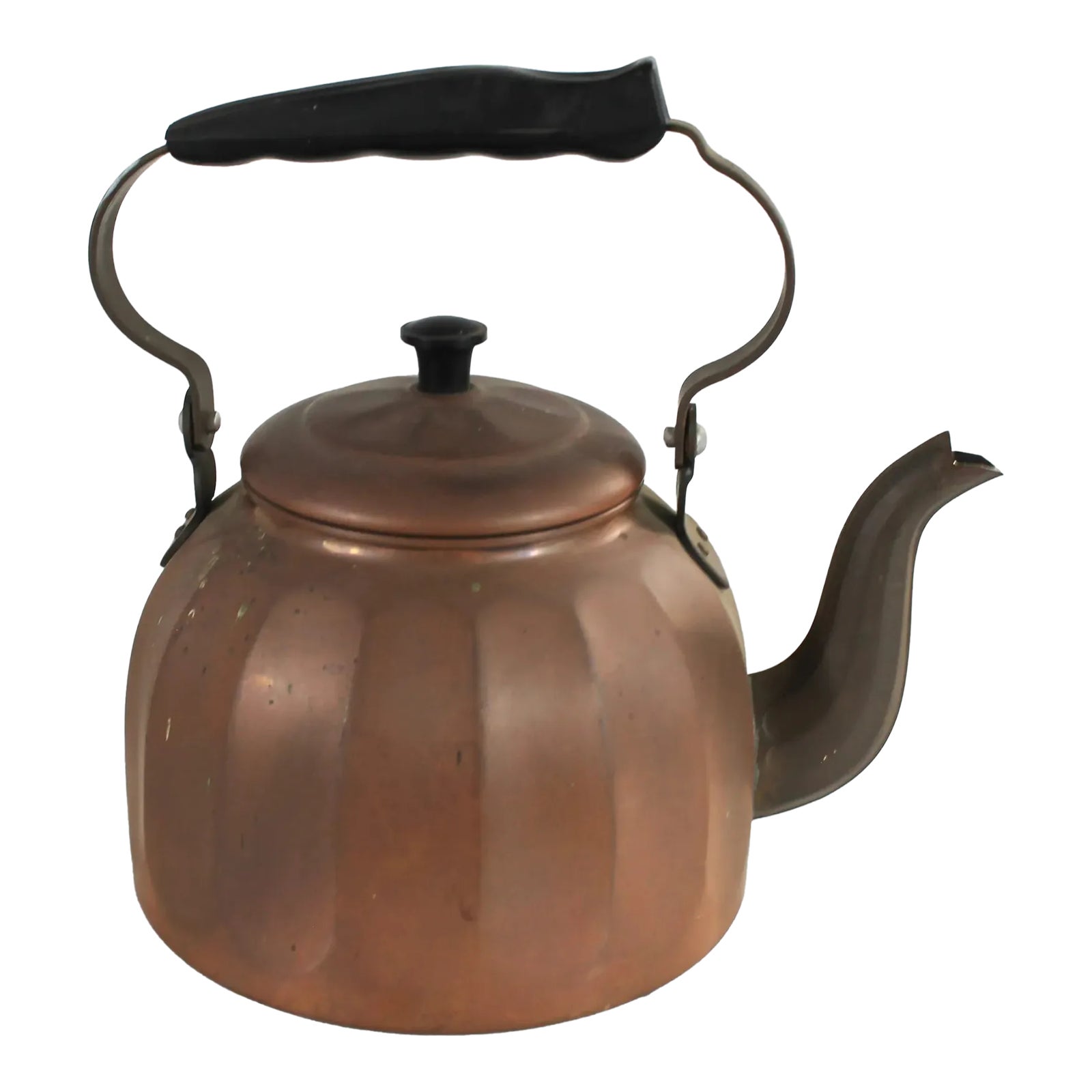Vintage German Copper Tea Kettle | Chairish