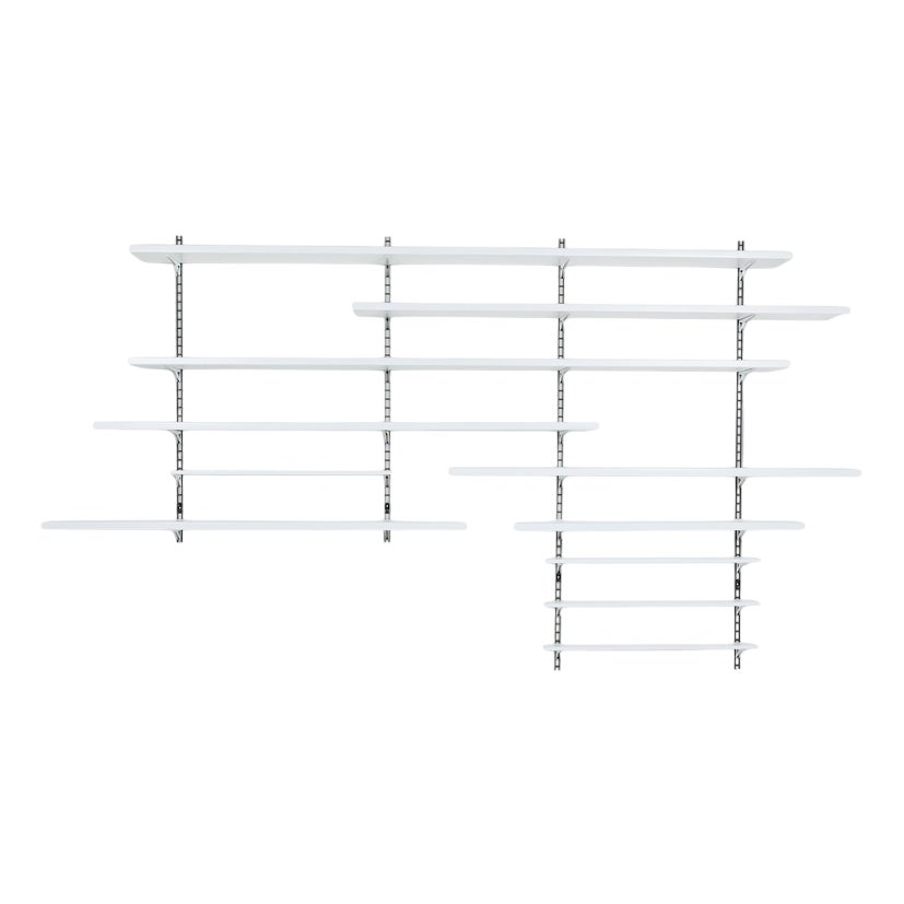 Mid-Century Modern Modular Wall Shelving System, Italy, 1960s | Chairish