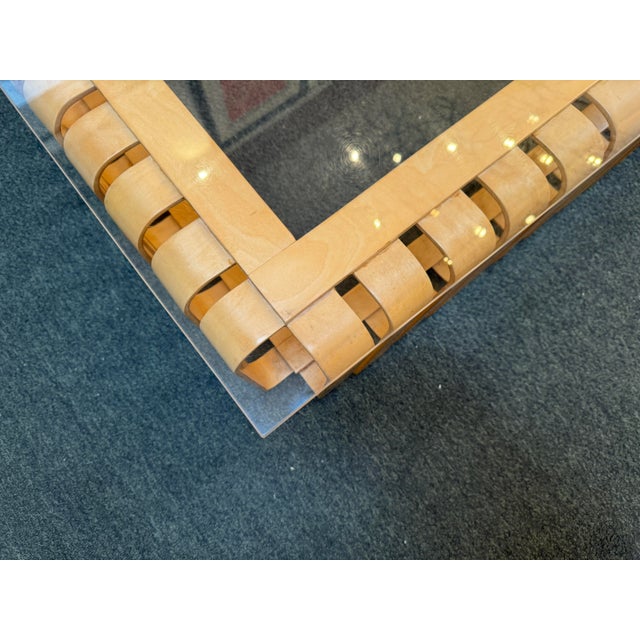 Frank Gehry for Knoll Studios Icing Maple and Lucite Coffee Table ...