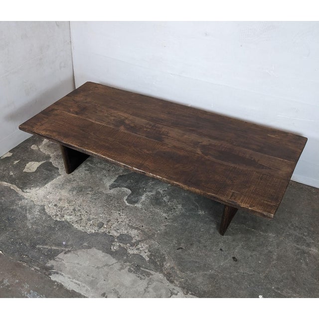 Rustic Elm Coffee Table | Chairish