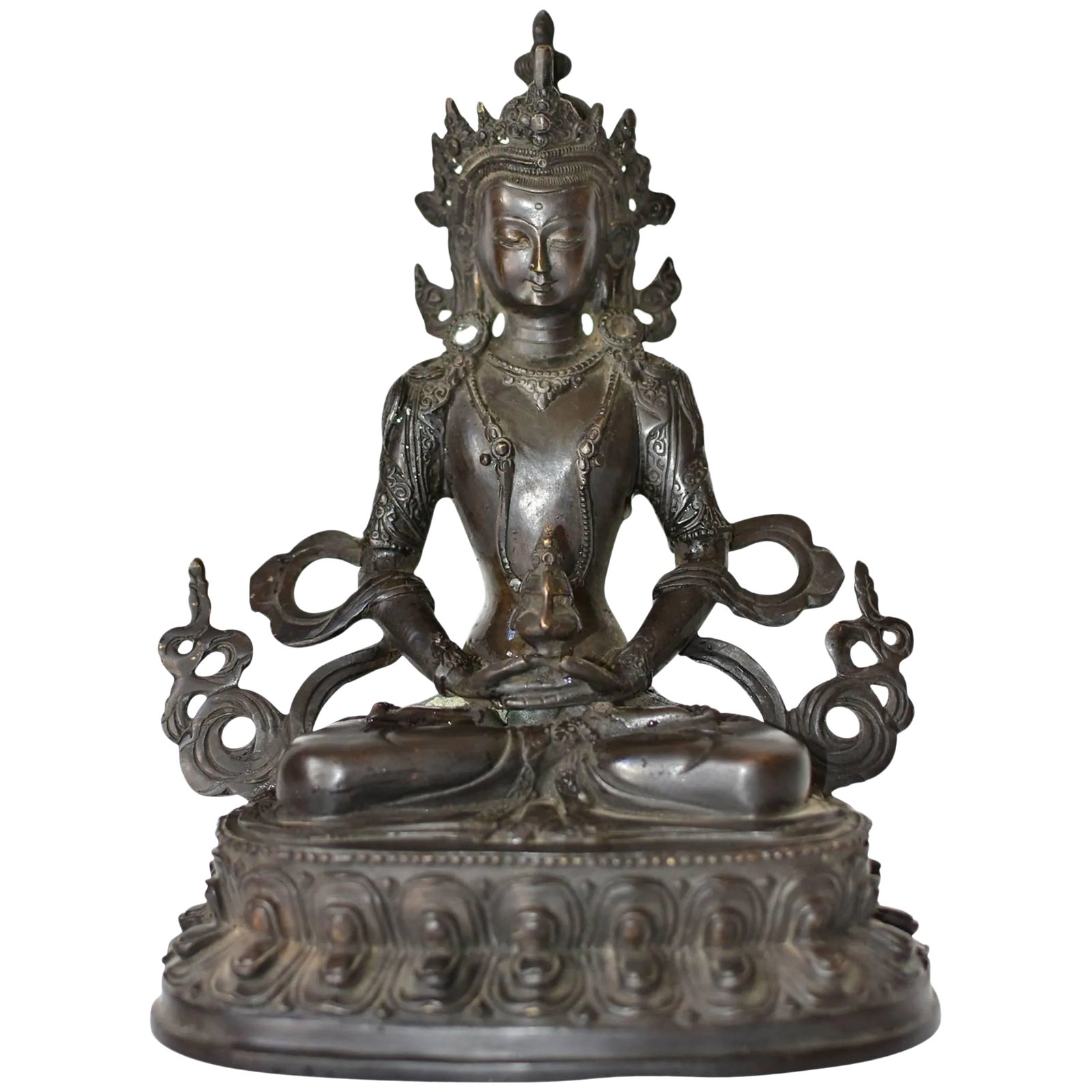 Bronze Tibetan Amitayus | Chairish