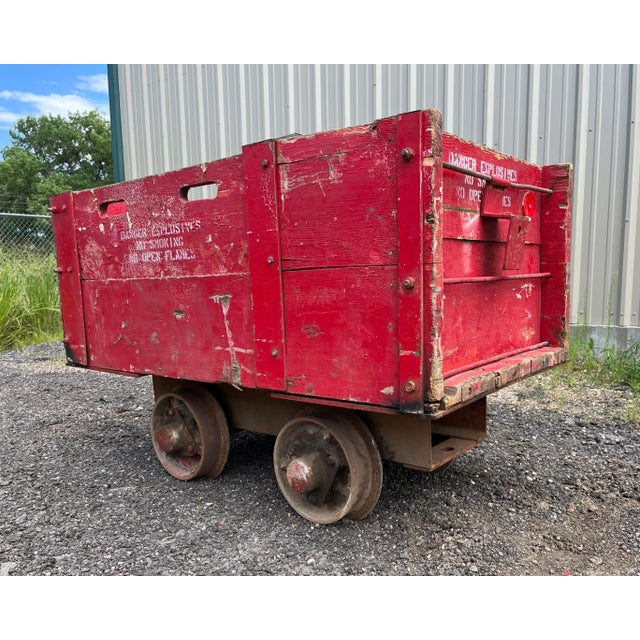 Antique Ore Cart “Dynamite Car” From South Dakota Gold Mine | Chairish