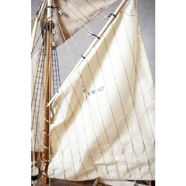 Detailed Model of Dutch Sailing Ship From the 1930s-1940s | Chairish